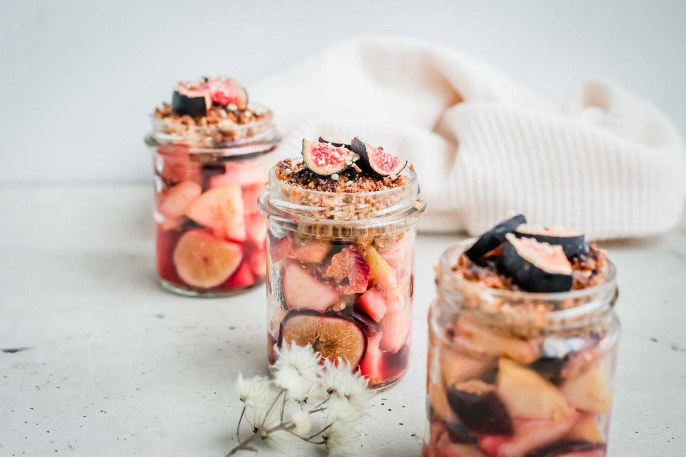 Mon crumble aux pommes & figues - Greenweez magazine